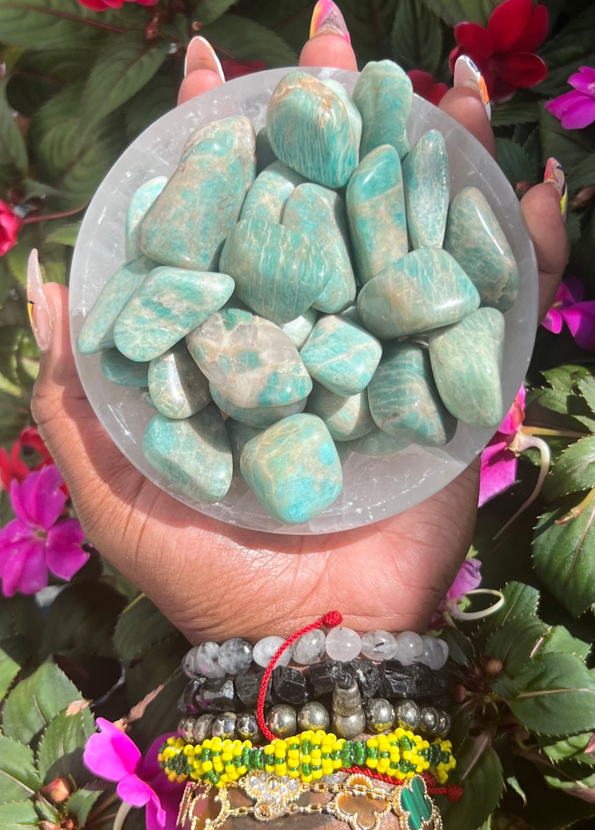 Amazonite Tumble Stones – Ancient Alignment LLC