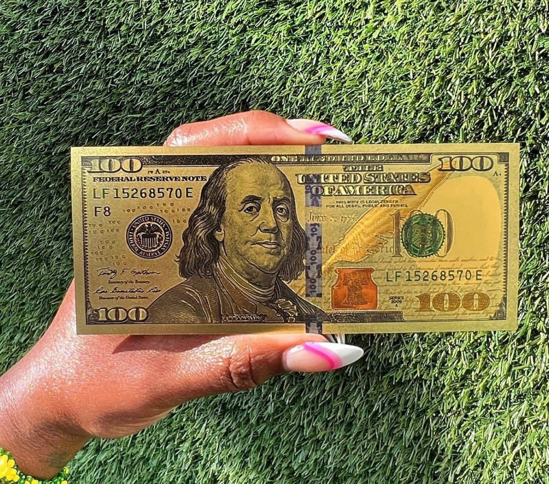 Gold $100 Bill – Ancient Alignment LLC