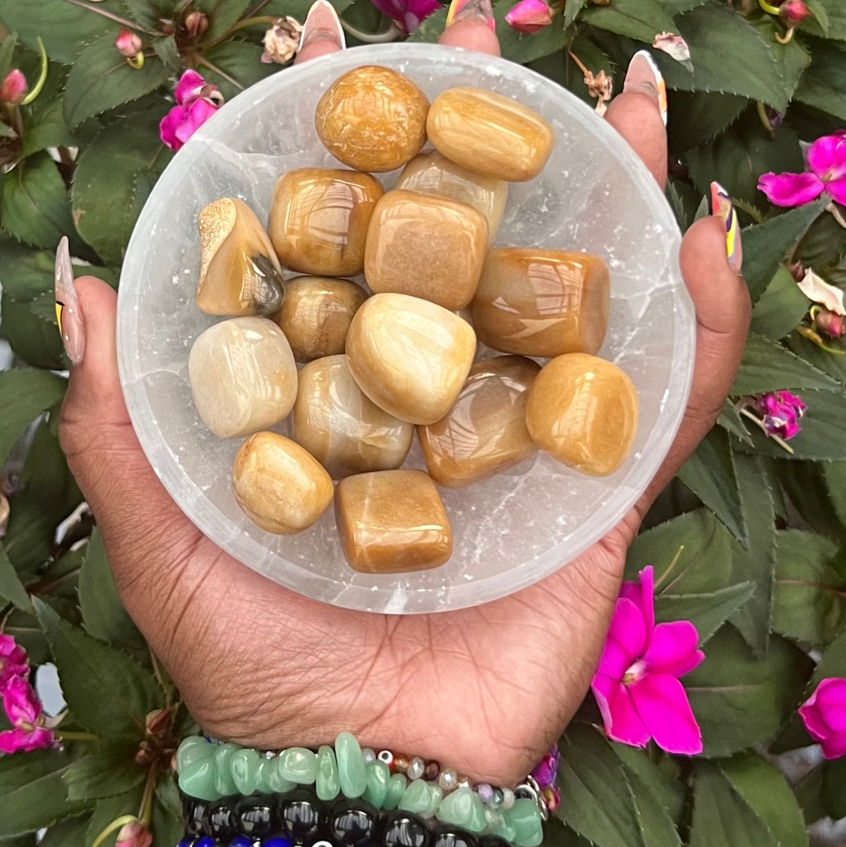 Peach Moonstone Tumble Stone – Ancient Alignment LLC